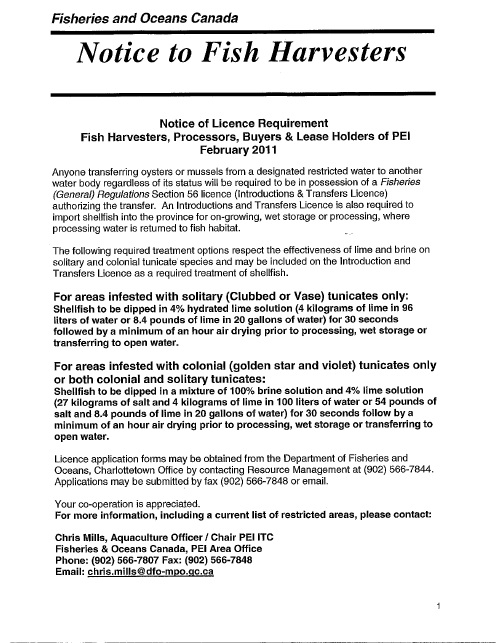 Prince Edward Island Fishermen's Assoc.